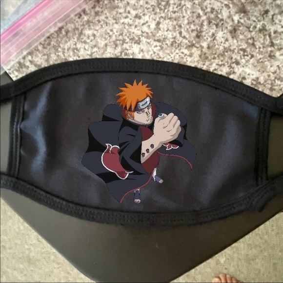 Hand Crafted | Accessories | Naruto Nagato Uzumaki Pain Anime Face Mask ...